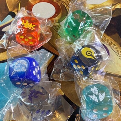 YUGIOH TCG! Hidden Arsenal Chapter 1 COMPLETE 6 Die DICE Set Winged ...