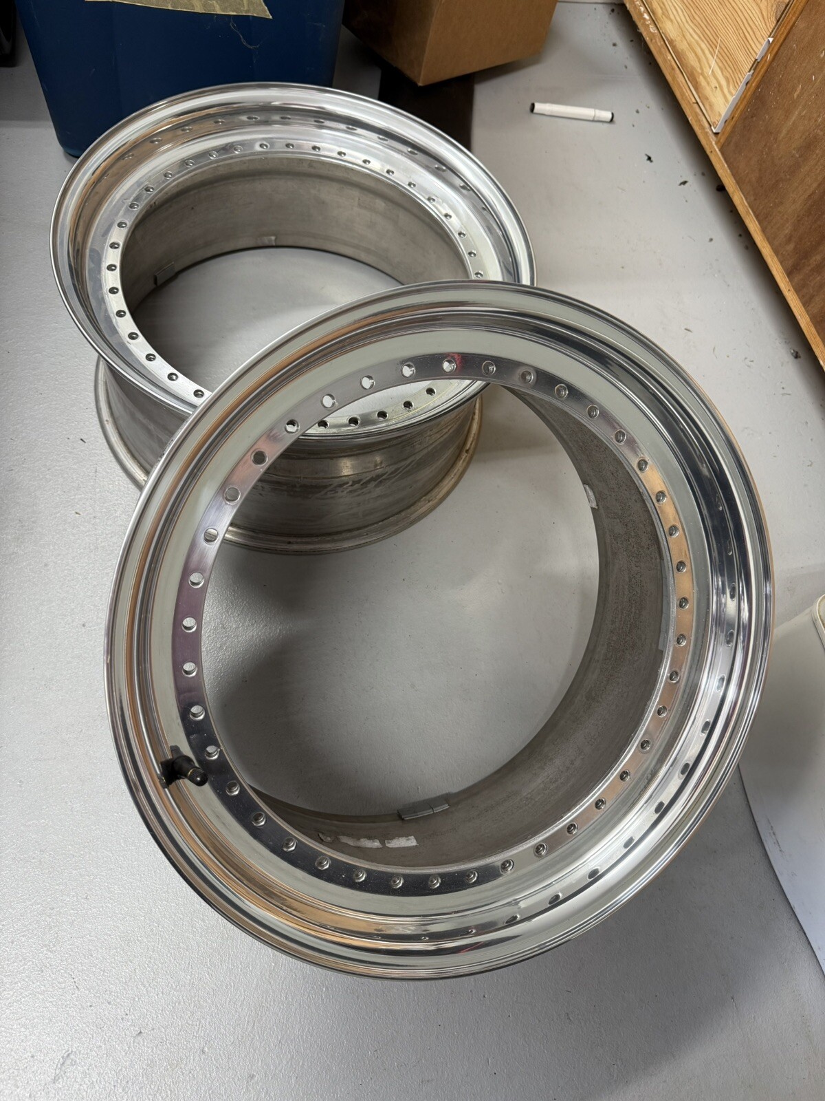 HRE 40 Hole 18” Stepped Lips & Barrels 1.5” and 7” x2 | eBay