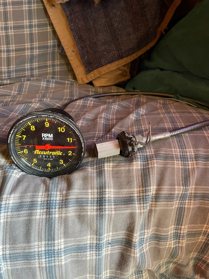 Accutronic-Jones 11,000 RPM Cable Driven Tachometer with cable | eBay