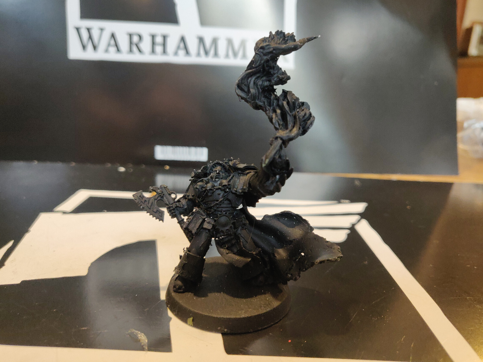 Horus Heresy Warhammer 30k Traitor Librarian in Cataphractii | eBay