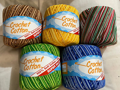 Crochet Cotton 5x (acc468) | eBay Australia