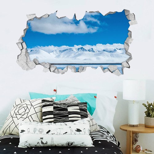 3D Sky snow 535 Wall Murals Stickers Decal breakthrough AJ WALLPAPER AU ...