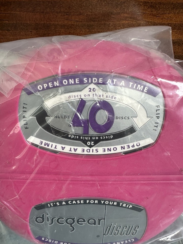 Discgear 40 CD DVD Games Disc Storage Holder Organizer Selector Discus ...