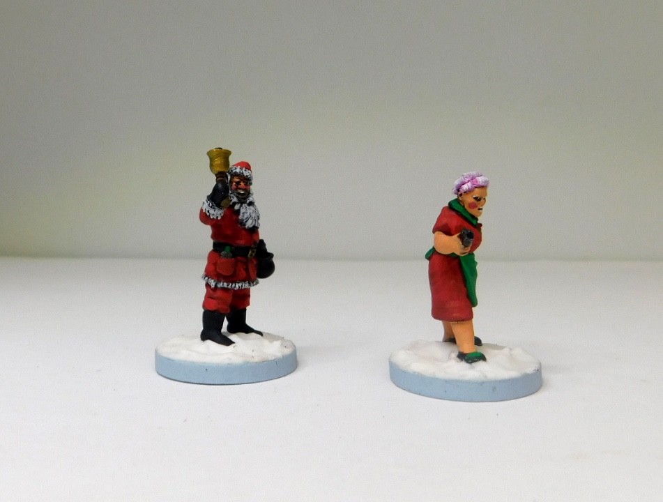2X Well Painted Pulp Fig Bob Murch: 28mm Special Edition Bad Santa and ...