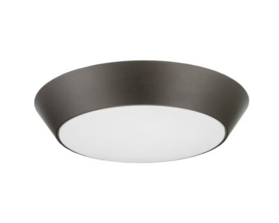 Lithonia Lighting Versi Lite 13-in Textured Bronze LED Surface Flush ...
