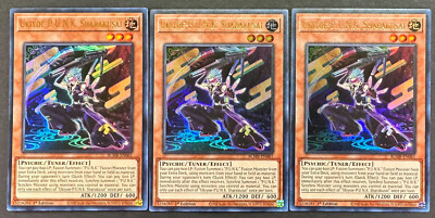 YUGIOH 3x Ukiyoe-P.U.N.K. Sharakusai BLMR-EN061 Ultra Rare 1st Edition ...
