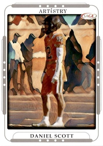 2023 Sage Artistry SILVER #42 Daniel Scott | eBay