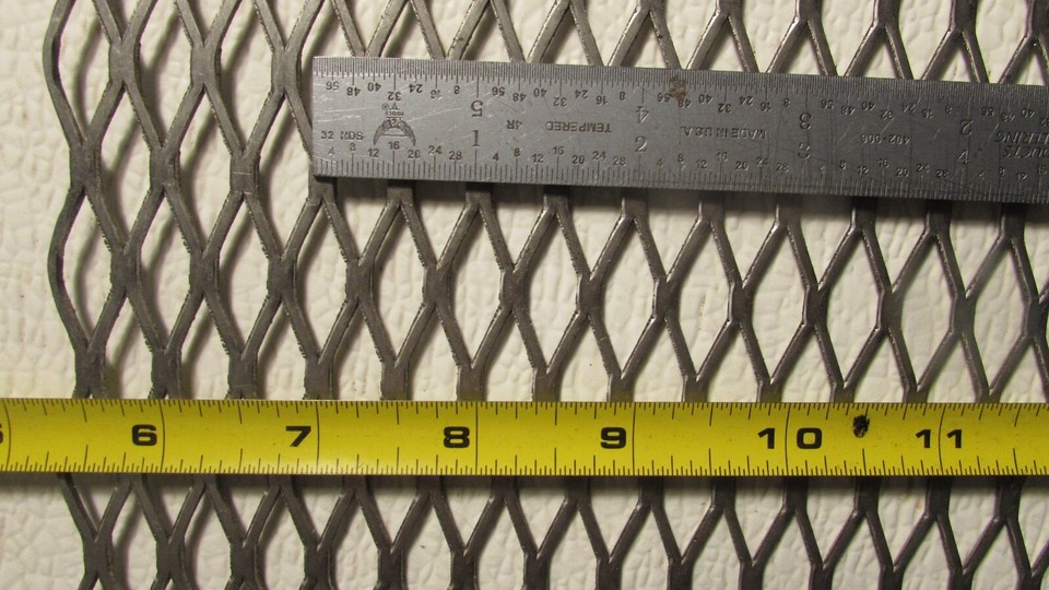1/2-#16. 304 STAINLESS STEEL FLATTENED EXPANDED METAL 6" X 12" | eBay