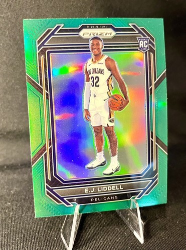 EJ LIDDELL 2022-23 Panini Prizm RC Rookie GREEN PRIZM New Orleans ...