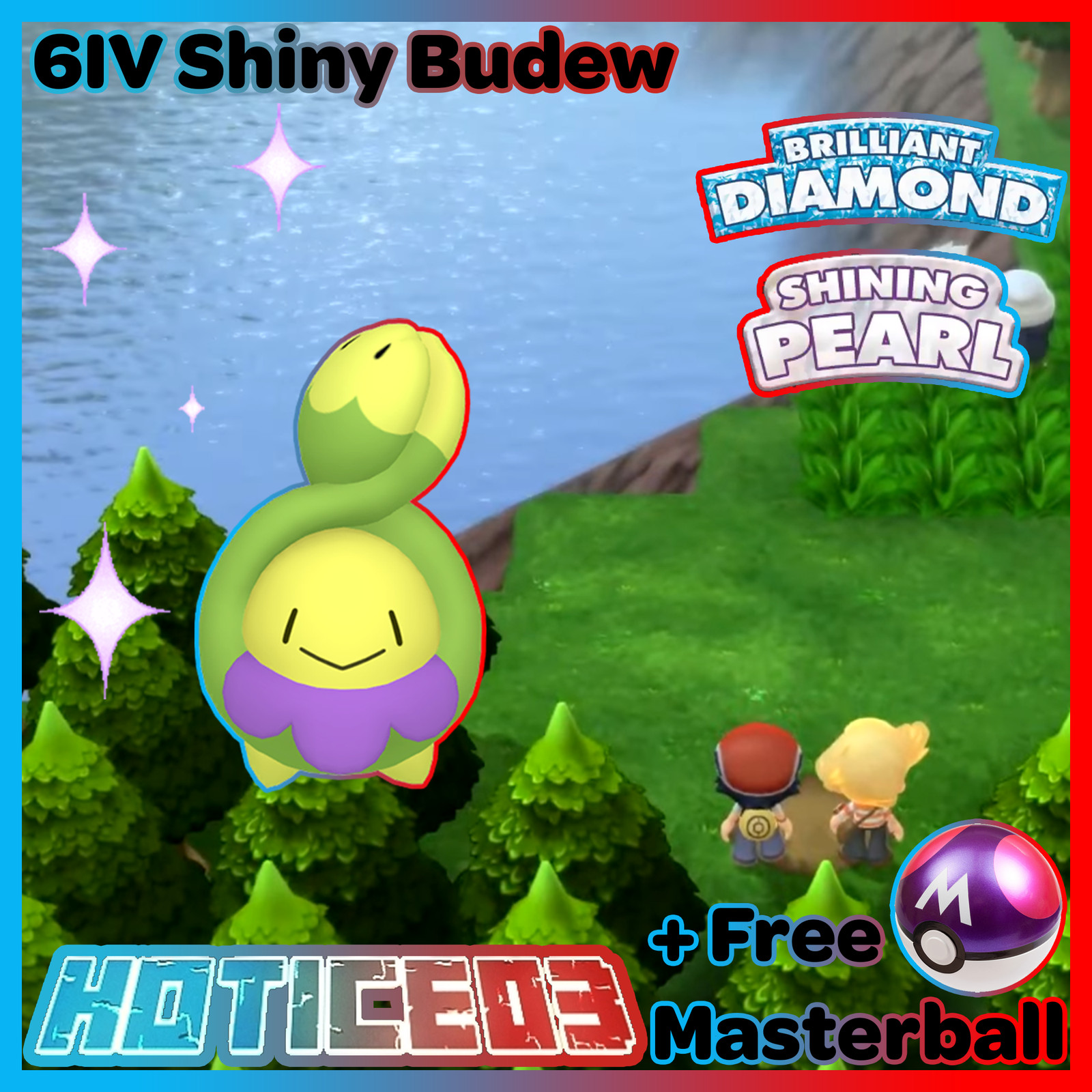 6IV Shiny Budew Pokemon Brilliant Diamond Shining Pearl | eBay