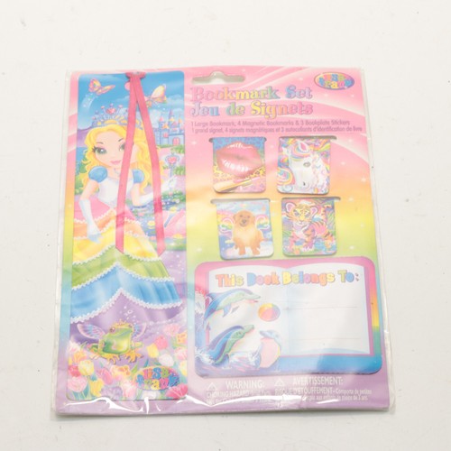 Lisa Frank Bookmark Set Large Bookmark 4 Magnetic Bookmarks 3 Bookplate ...