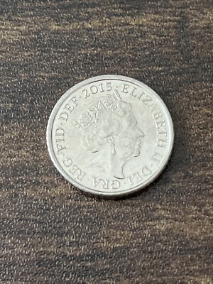 2015 British Great Britain Elizabeth II Five Pence 5p Actual Coin ...
