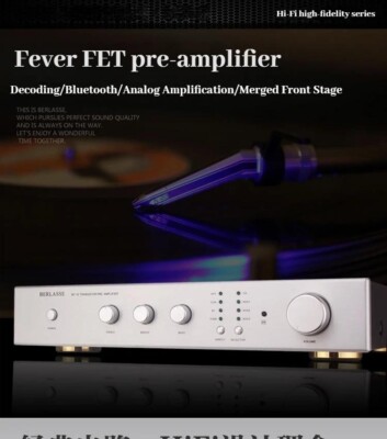BERLASSE Silvery MT-10 HiFi Field Effect Preamplifier PCM1794 Audio ...