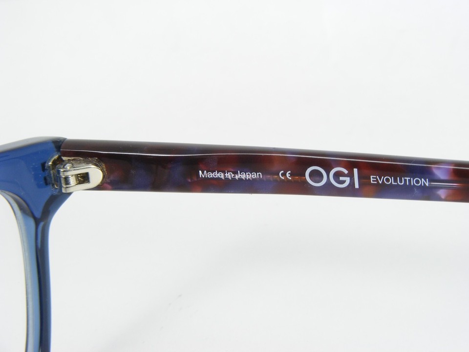 OGI EVOLUTION 3129 1696 TRANSPARENT BLUE EYEGLASSES GLASSES 54-17-140mm ...