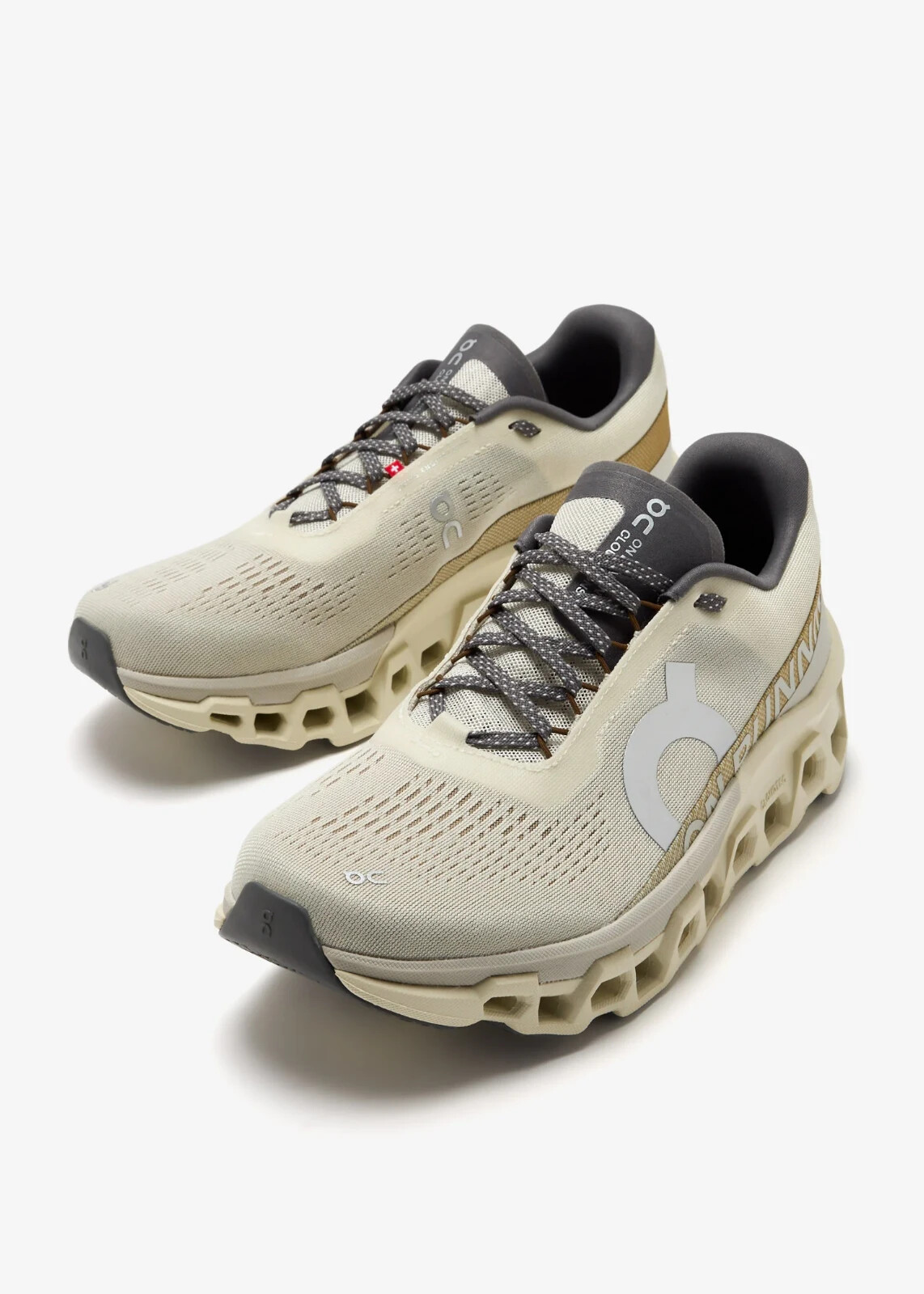 ON Running Cloudmonster 2 Cream Workout Training Gym New Women Shoes ...