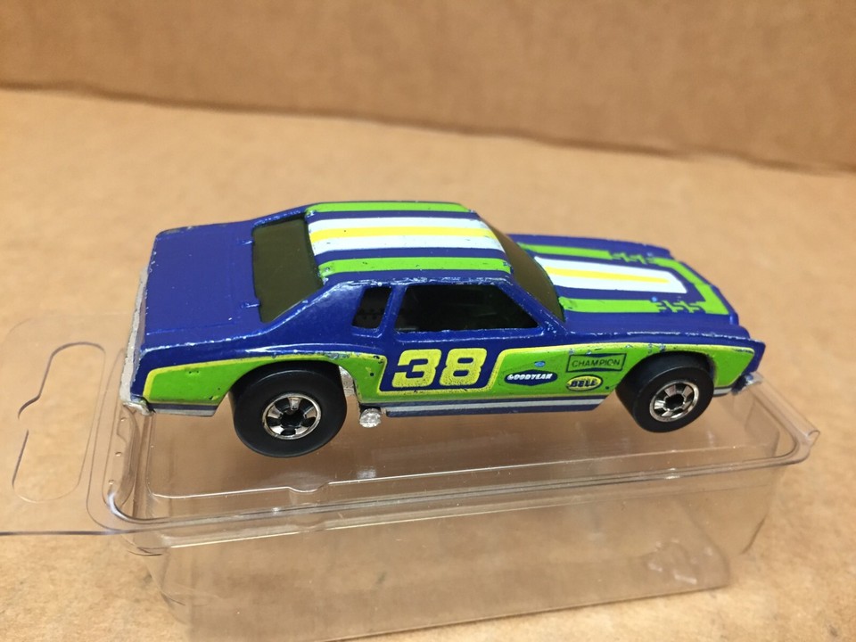 HOT WHEELS MONTE CARLO STOCKER 355 #38 BLUE / GREEN 1975 HONG KONG NICE ...
