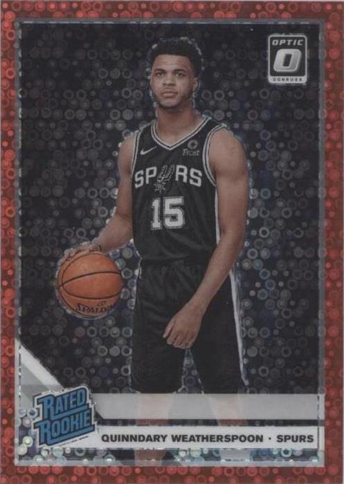 2019-20 Panini Donruss Optic - Rated Rookie Quinndary Weatherspoon #175 ...