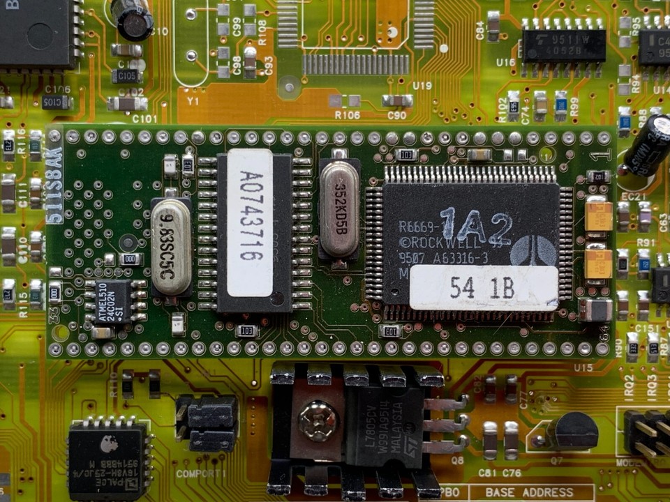 Vintage Packard Bell Internal Modem Sound Card ISA OPL YMF262-M 138 ...