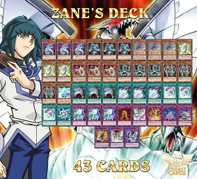 YuGiOh GX! Complete Zane Truesdale Deck! Cyber Dragon + Twin + Cyber ...