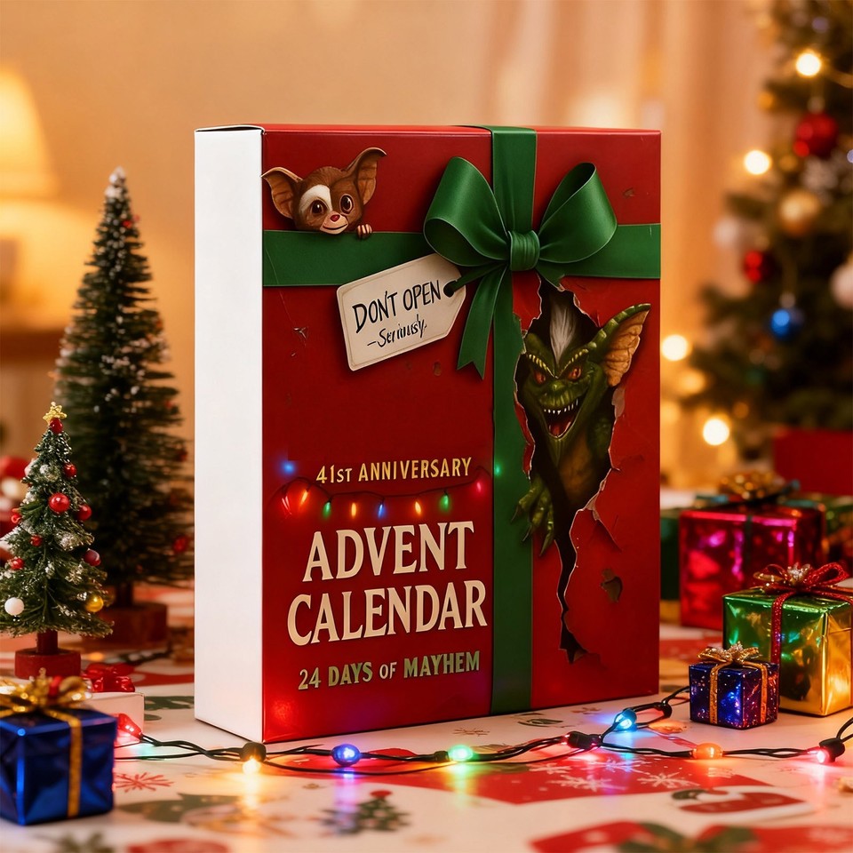 2025 Gremlins Advent Calendar-24 Acrylic Ornaments 2D Flat Christmas ...