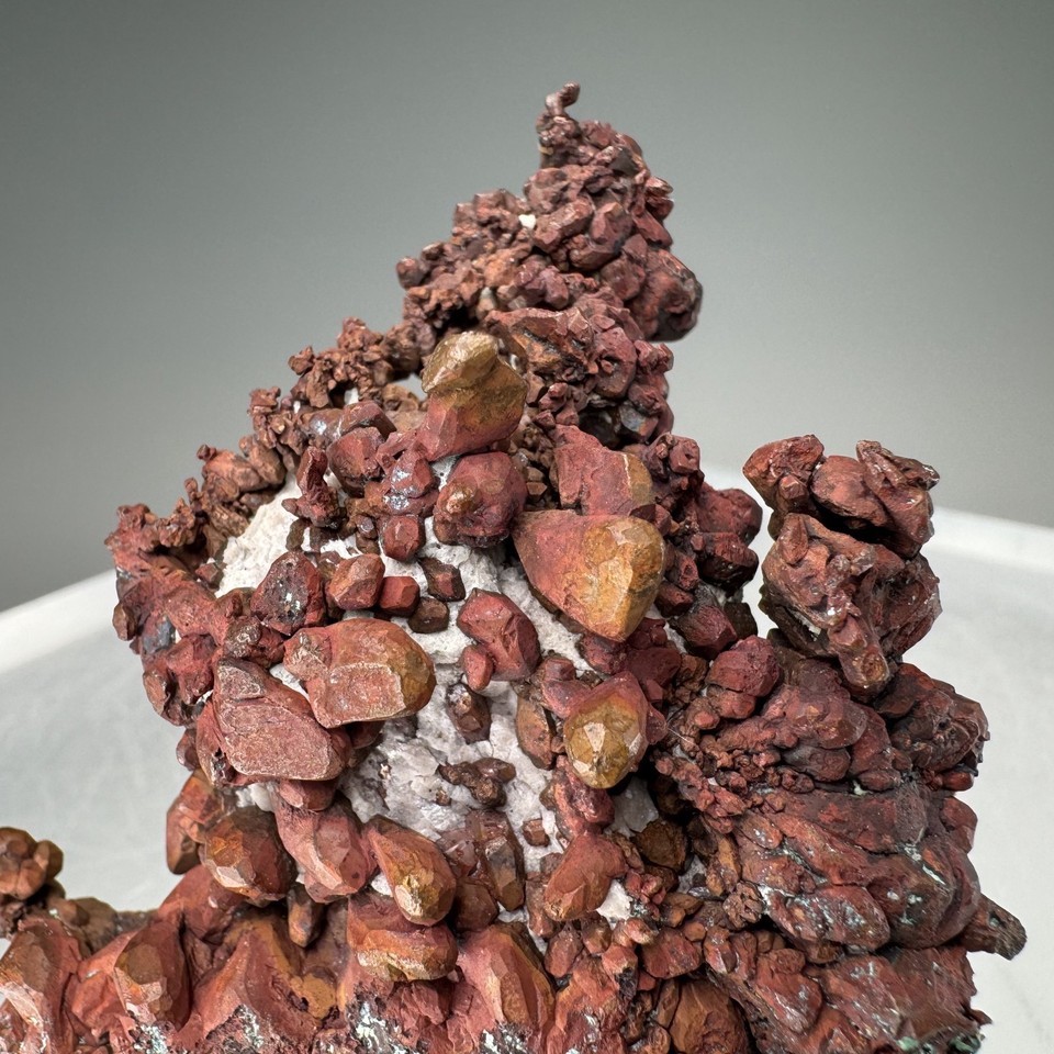 Nice Well-Formed Native Copper Xls in Datolite: Mohawk mine, Michigan ...