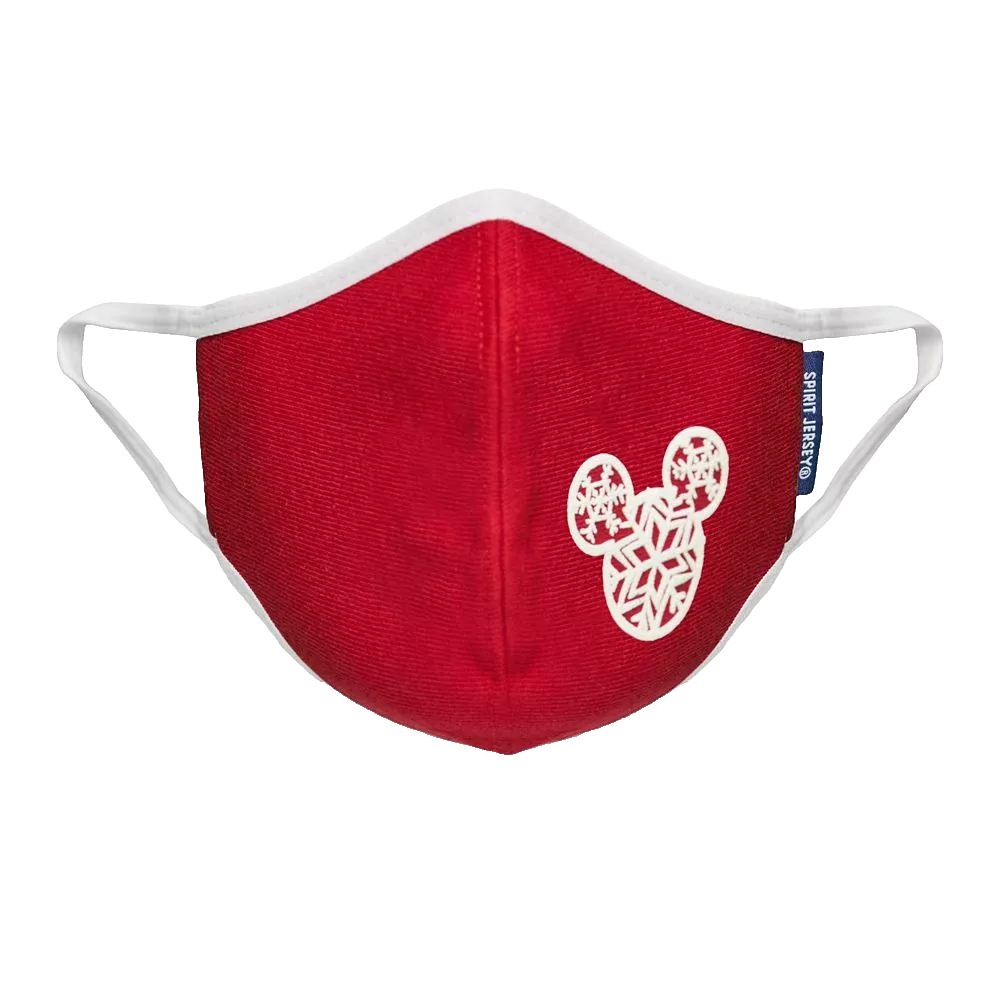 Disney Parks Adult Red Spirit Jersey Holiday Mickey Mouse Snowflake ...