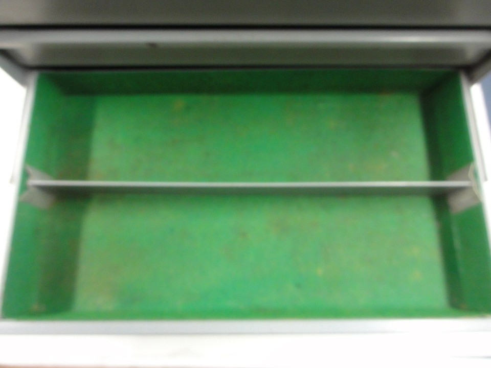 VINTAGE RARE GILLER TOOL CORP. USA 5 DRAWER STEEL MACHINIST TOOL CHEST ...