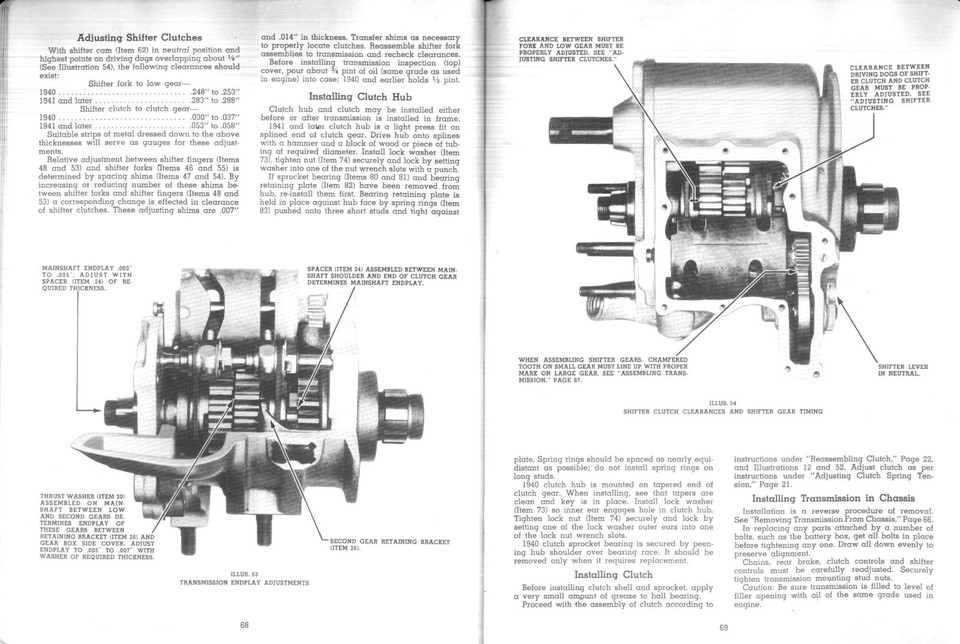 1942 Operation & Maintenance Manual Harley-Davidson 42WLA Solo TM 10 ...