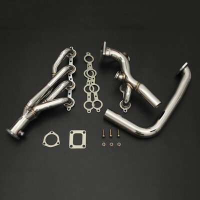 Single Turbo Header for LSX LS2 T4 Top Mount Swap Crossover with 44mm ...