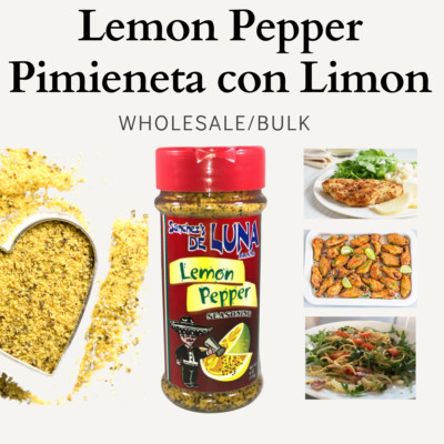Lemon Pepper Seasoning 6 oz - Pimieneta con Limon Deluna - Grilling ...