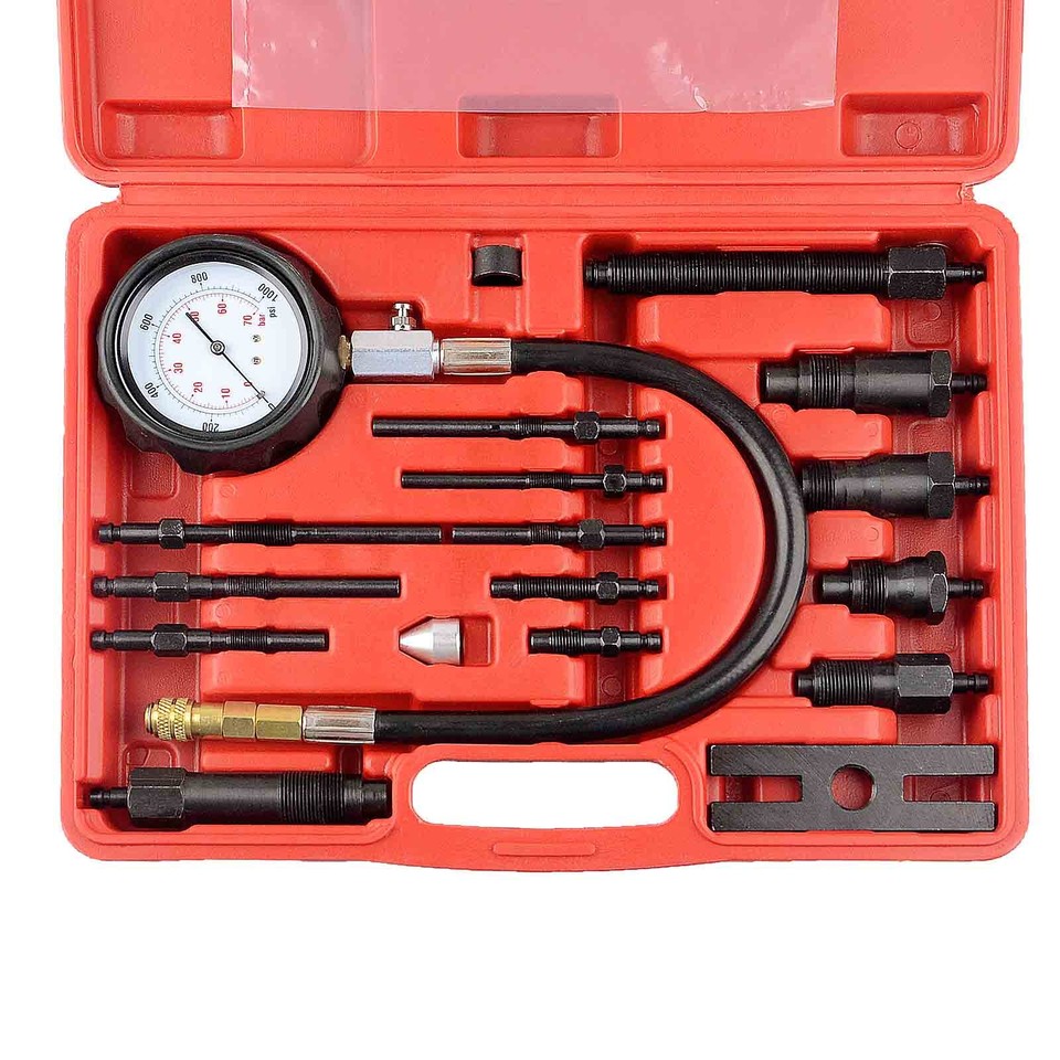 UK Diesel Engine Compression Pressure Tester Injector Glowplug Valves ...
