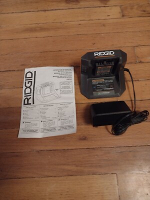 Genuine RIDGID 18 Volt lithium Ion Compact Battery Charger #R86093 New ...