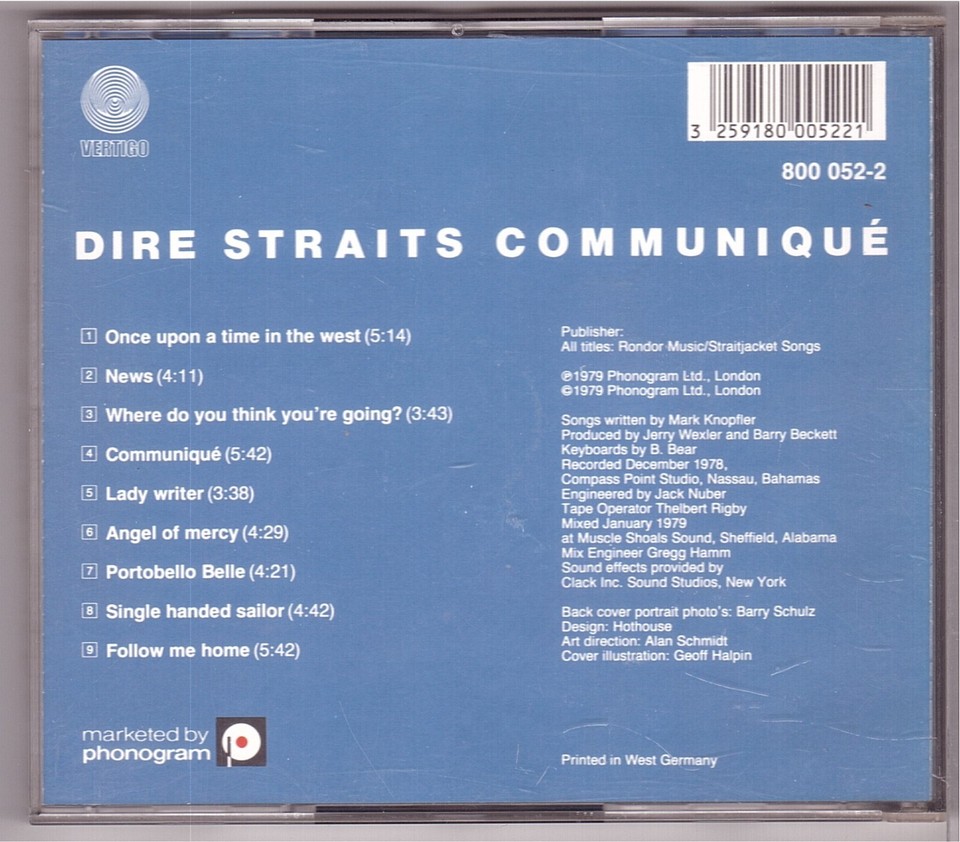 Dire Straits - Communiqué (CD 1979) | eBay