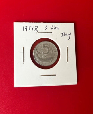 1954 R 5 LIRA ITALY COIN - NICE WORLD COIN !!! | eBay