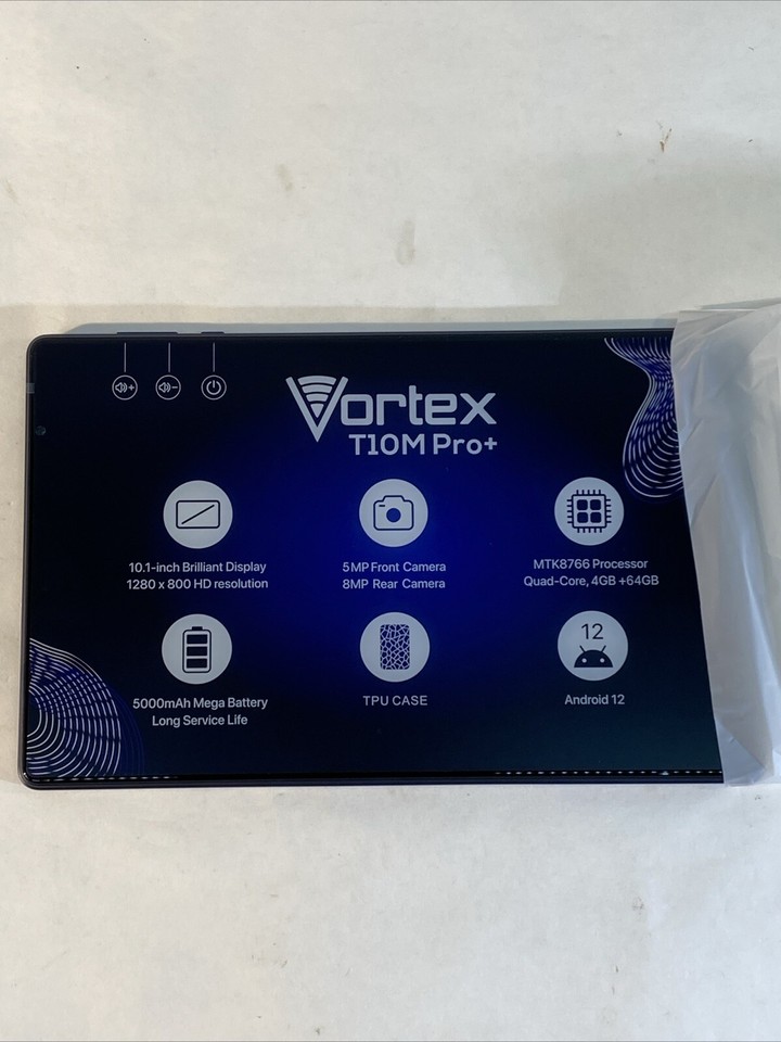 X 10 VORTEX T10M Pro Black 4G LTE 10.1in 64GB/4GB Ram | eBay