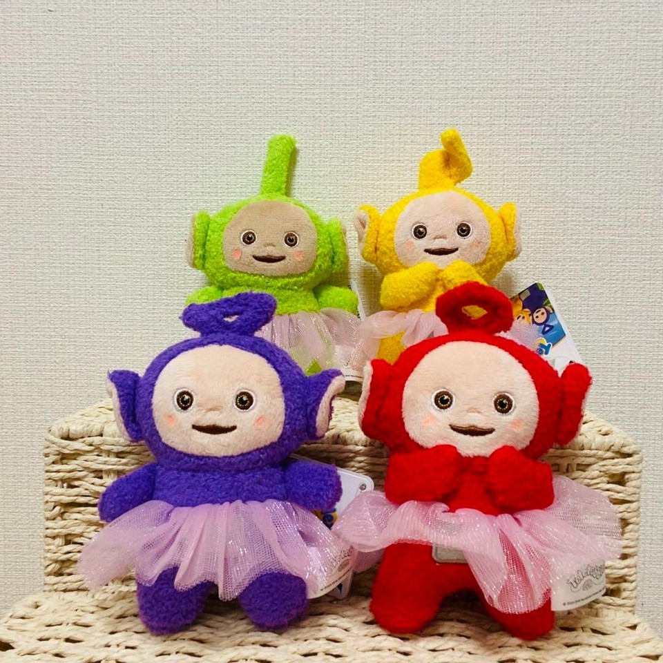 Teletubbies SET 4 Deformed Mascot Ball Chain 2 Plush toy 14cm SK Japan ...