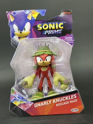 NIB Jakks Sonic The Hedgehog Sonic Prime Gnarly Knuckles Action Figure ...