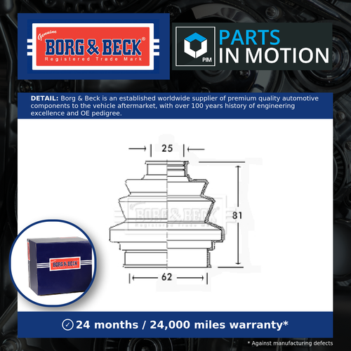 CV Joint Boot fits VAUXHALL CARLTON Mk3 Rear 86 to 94 C.V. Driveshaft ...