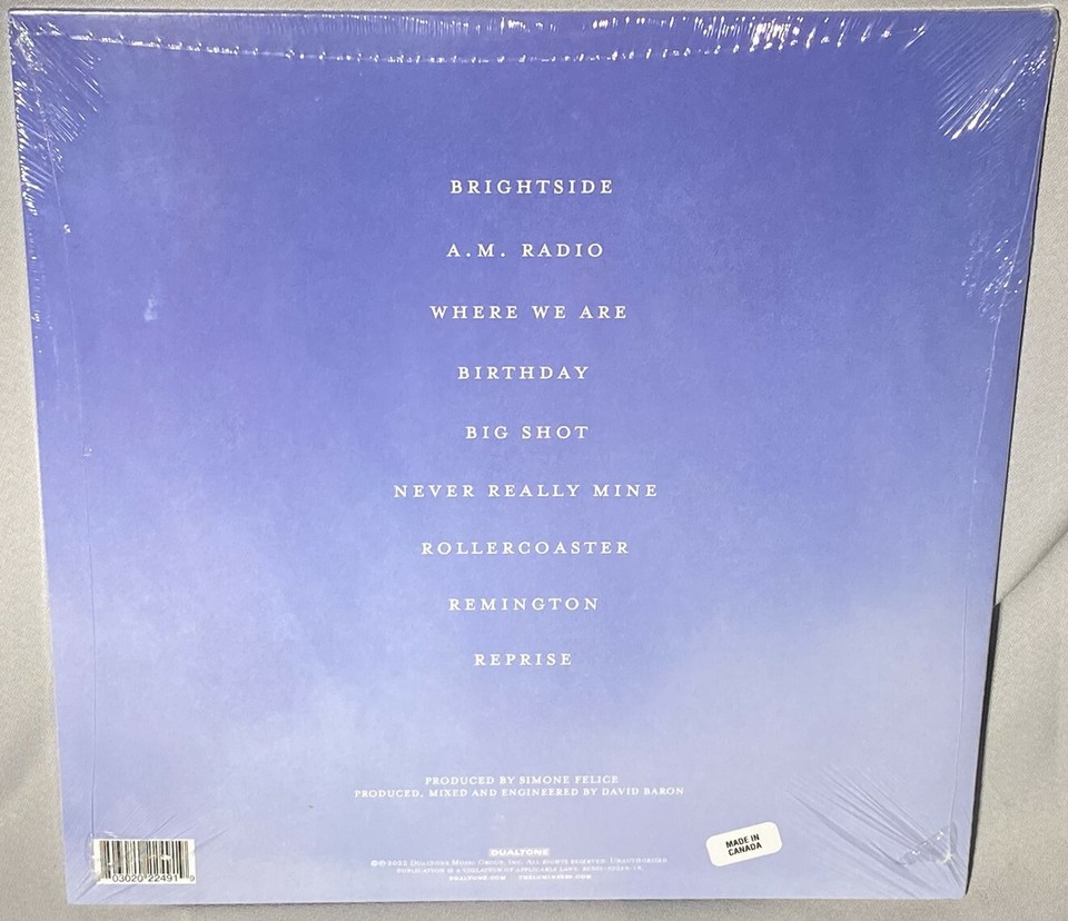 LP LUMINEERS Brightside (180g Vinyl, 2022) NEW MINT SEALED 803020224919 ...