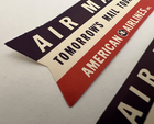 American Airlines Air Mail Labels Set Of 2 Small Vintage | eBay