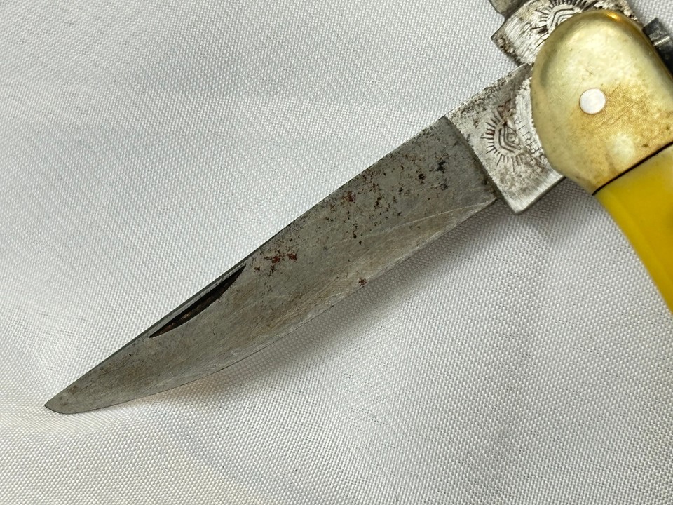 Vtg German Eye Knife Carl Schlieper Eye Brand Two Folding Blade Pocket ...