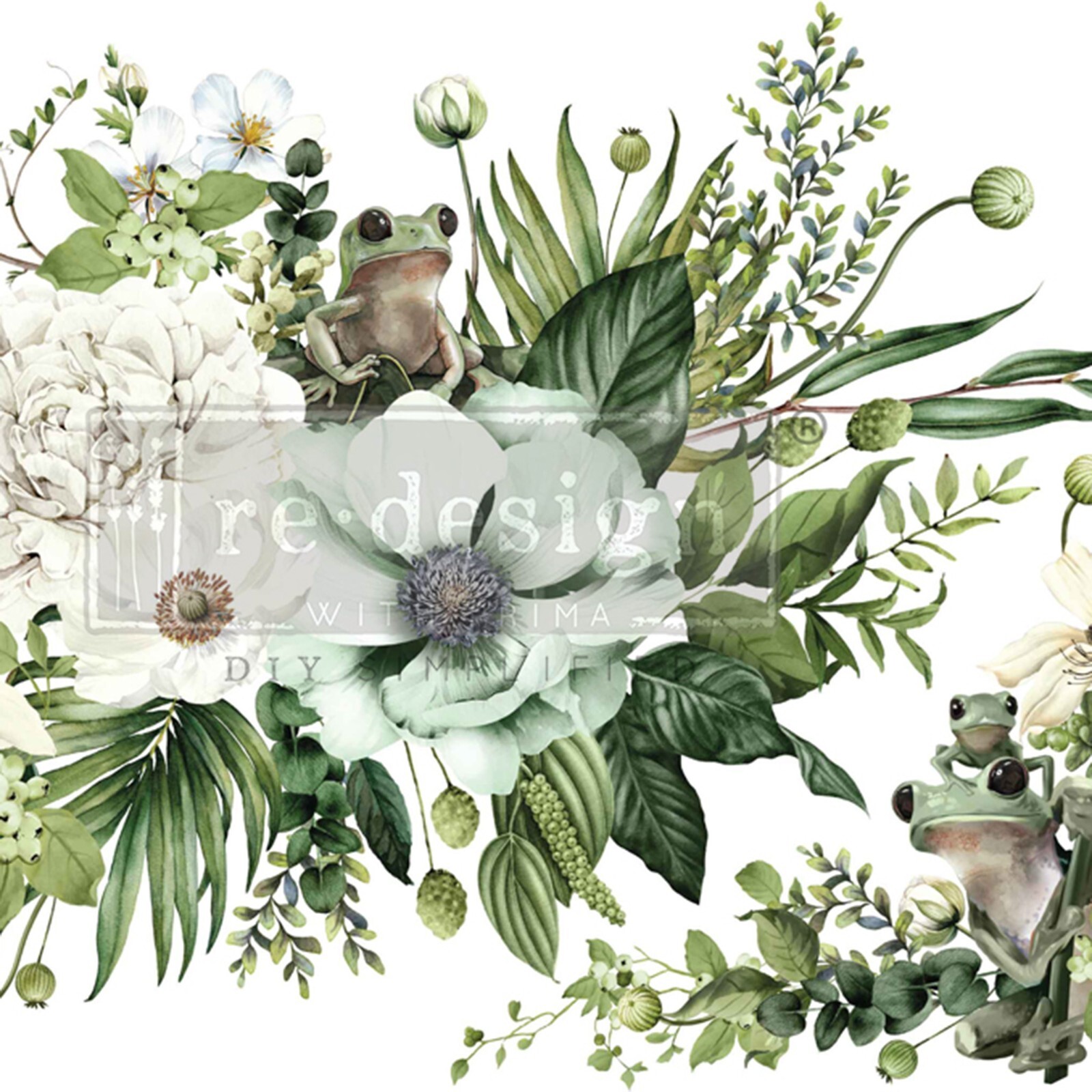 Rub On Transfers for Furniture ReDesign with Prima FROGGY MEADOW Free ...