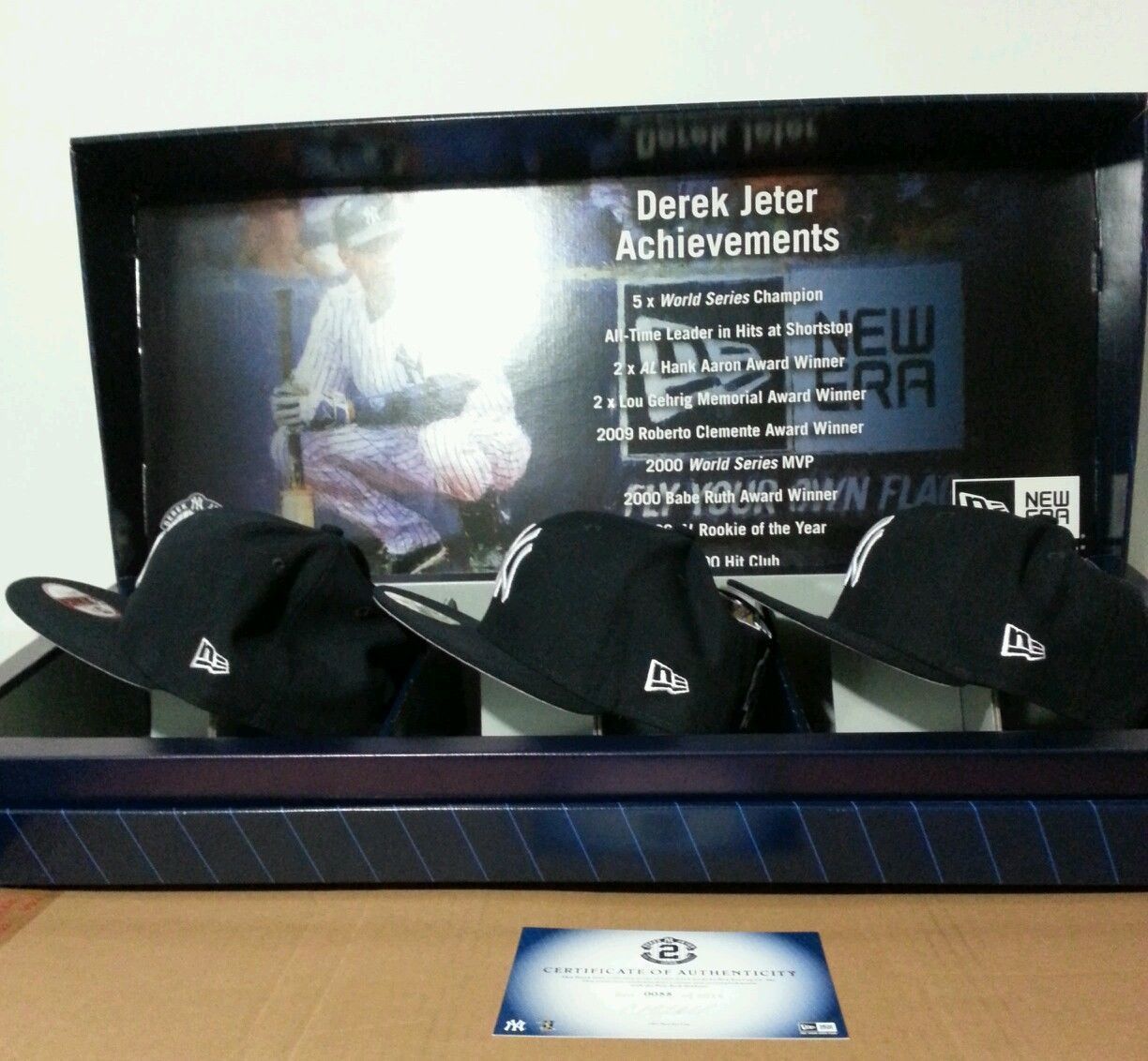 Derek Jeter Final Season Hat Collection Set Limited Edition, only 2014 ...