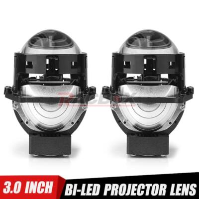 3"inch Bi LED Headlight Bi LED Projector Lens 120W High/Low Beam ...