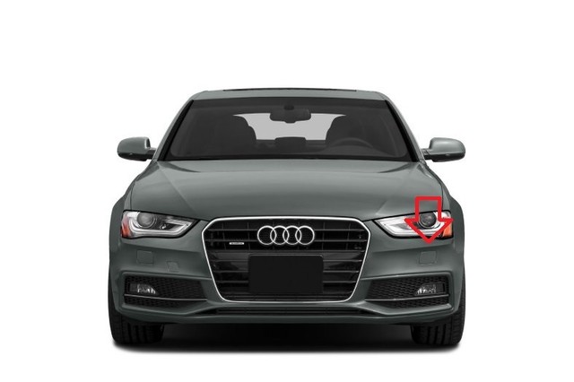 Audi OEM 2013 A4 Quattro Front Bumper Grille-retainer Plate Left ...