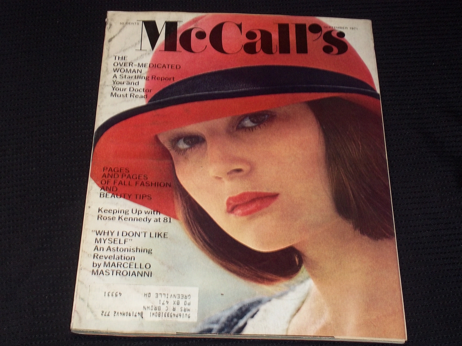1971 SEPTEMBER MCCALL'S MAGAZINE - NICE FASHION FRONT COVER - E 713 | eBay