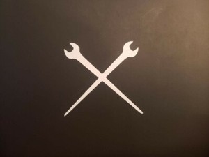 Vinyl Ironworker Sticker Crossed Spud Wrenches Qty 4 (Bonus Stickers ...