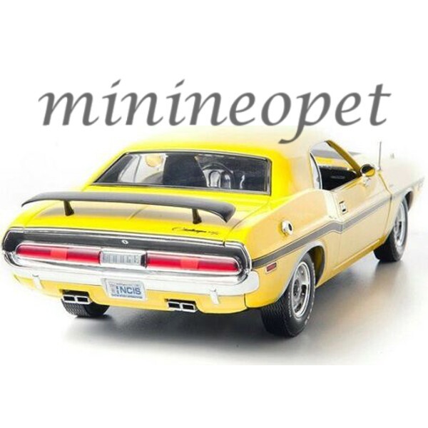 GREENLIGHT NCIS 1970 DODGE CHALLENGER R/T 1/18 DIECAST MODEL CAR YELLOW ...