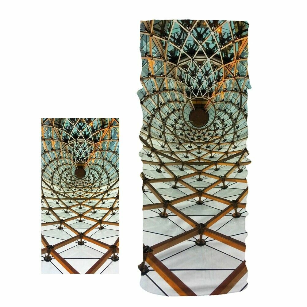 Psytrance Festival Face Mask Headband Wook Rave Tube Scarf Bass Dub ...