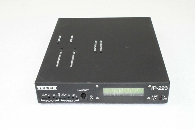 Telex Model Ip-223 Dual Ethernet IP Remote Adapter Panel for sale ...